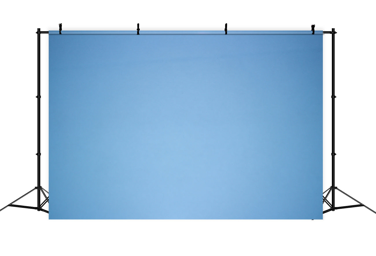 Blue School Photo Backdrop Light Azure Matte Tone Backdrop GTY3-371