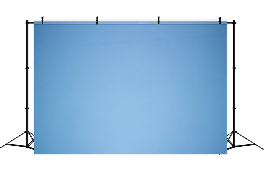 Blue School Photo Backdrop Light Azure Matte Tone Backdrop GTY3-371