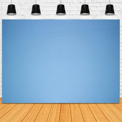 Blue School Photo Backdrop Light Azure Matte Tone Backdrop GTY3-371