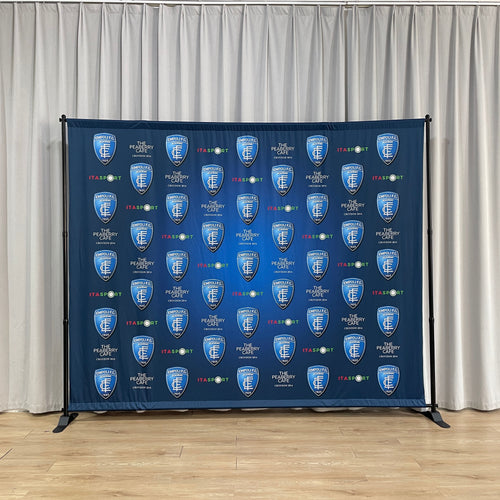 Custom Step & Repeat Logo Personalized Photo Banner