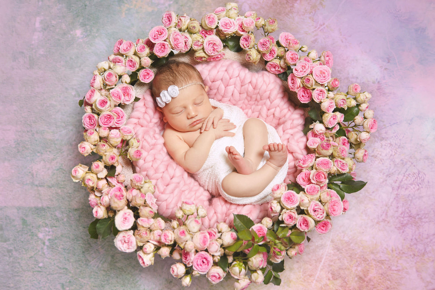 Pink Abstract Texture Art Photography Backdrop for Photographers LV-12