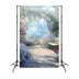 Photography Spring Backdrop Idyllic Floral Archway Bench Backdrop LXX1