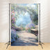 Photography Spring Backdrop Idyllic Floral Archway Bench Backdrop LXX1