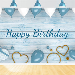 Customized Backdrop For Birthday Party Wood Balloon Design Backdrop LX