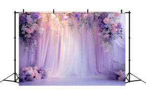 Pet Backdrop Dreamy Lavender Floral Elegance Backdrop LXX1-276