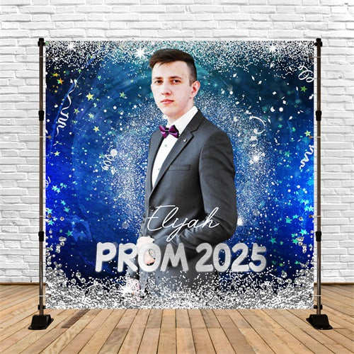 Prom Backdrop Ideas Midnight Sparkle Personalized Party Graduation Bac