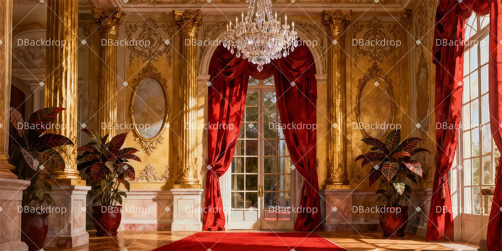 Performance Backdrops Baroque Glam Chamber Musical Backdrops LXX511-T6