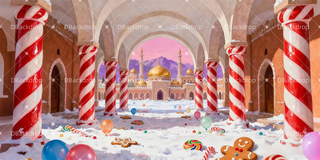 Christmas Stage Backdrops Sweet Winter Palace Nutcracker Stage Backdro