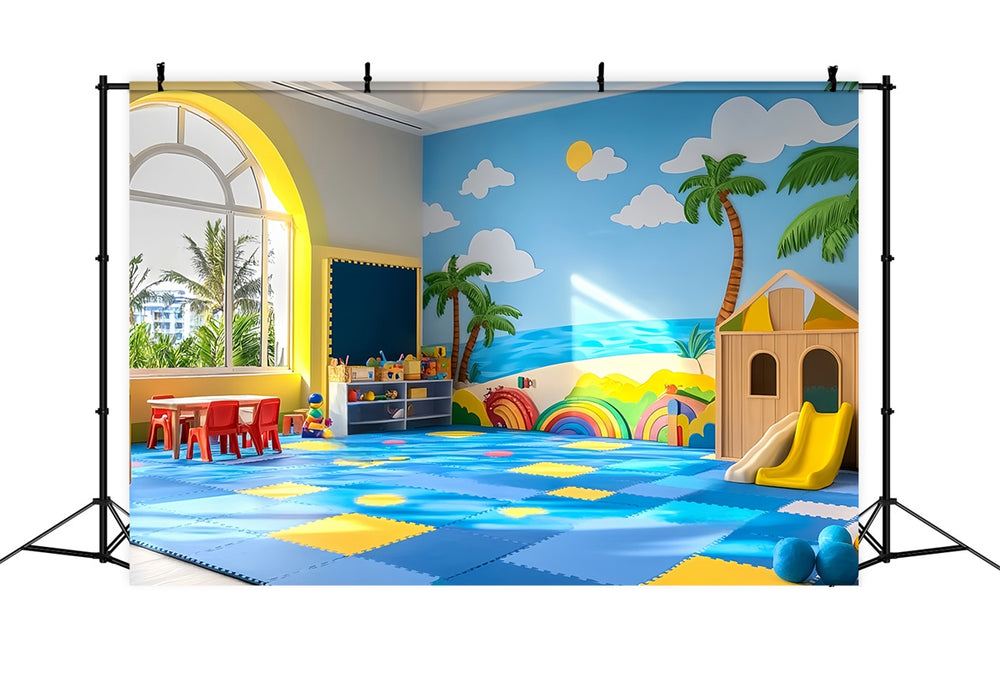Classroom Backdrops Summer Dreams Learning Backdrop LXX57-35
