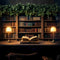Back To School Backdrops Vintage Library Reading Corner Bookshelf Back