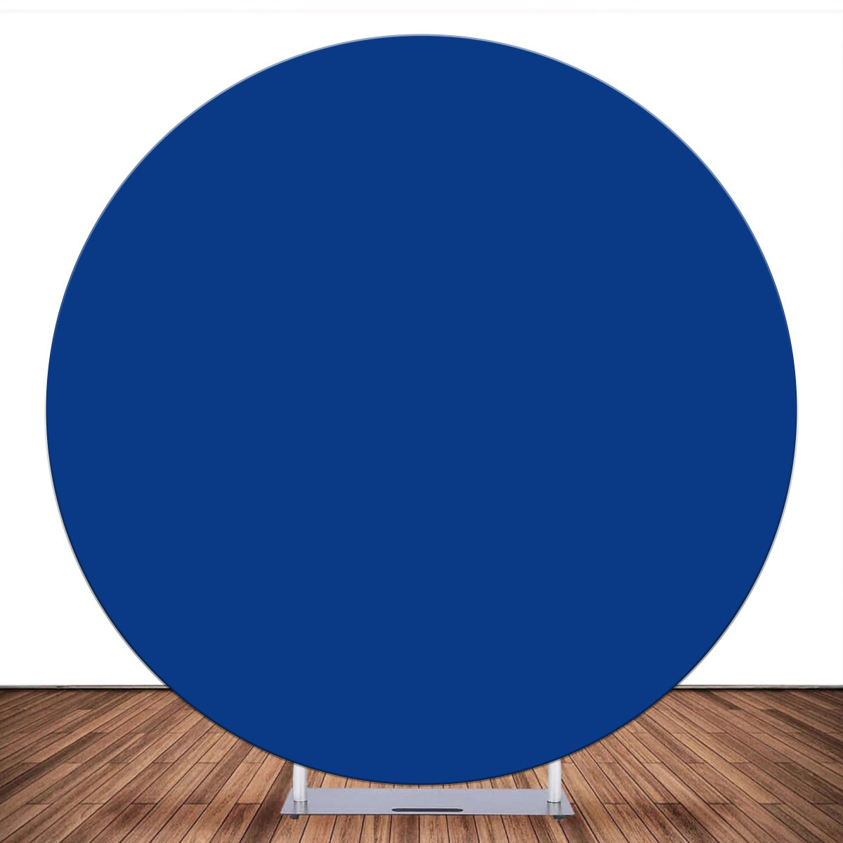 Custom Round Backdrop Cover Royal Navy Blue Solid Color Backdrop LXX59