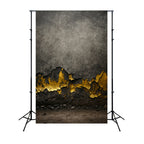 Concrete Backdrop Golden Ruins Industrial Texture Family Portrait Back
