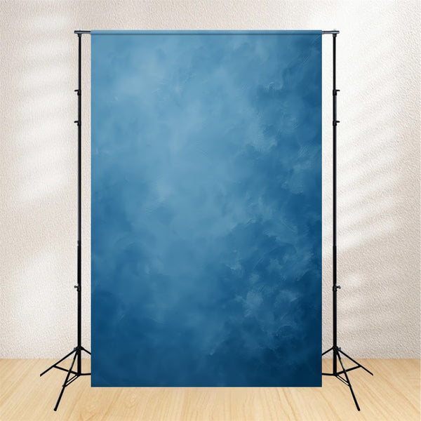 Blue Portrait Backdrop Calm Blue Mist Texture Studio Portrait Backdrop