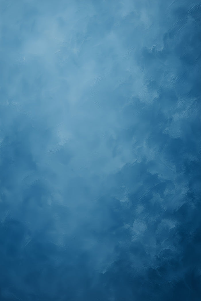 Blue Portrait Backdrop Calm Blue Mist Texture Studio Portrait Backdrop