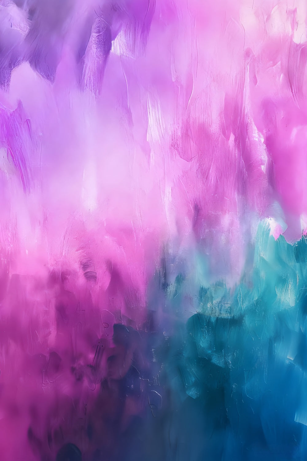 Portrait Backdrops Vibrant Pink Teal Abstract Family Portrait Backdrop