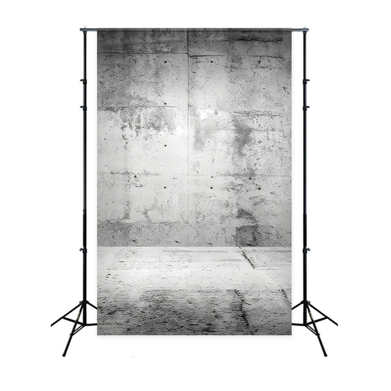 Concrete Photo Backdrop Aged Industrial Concrete Texture Family Portra