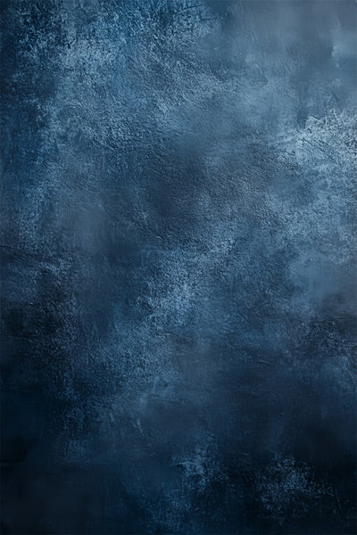 Blue Portrait Backdrop Abstract Textured Studio Wall Studio Portrait B