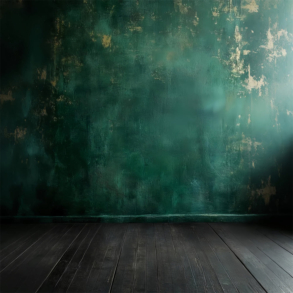 Professional Portrait Backdrop Deep Teal Distressed Wall Portrait Back