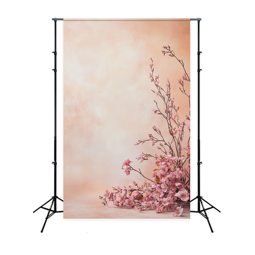 Portrait Photography Backdrop Blush Cherry Blossom Studio Portrait Bac