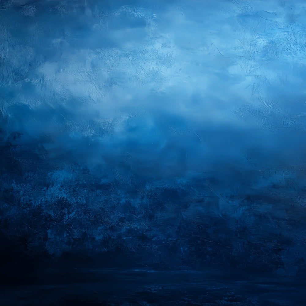 Portrait Photo Backdrop Deep Blue Clouded Texture School Portrait Back