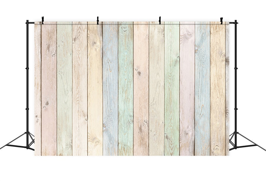 Easter Multi-Color Wood Panel Backdrop M1-16 – Dbackdrop