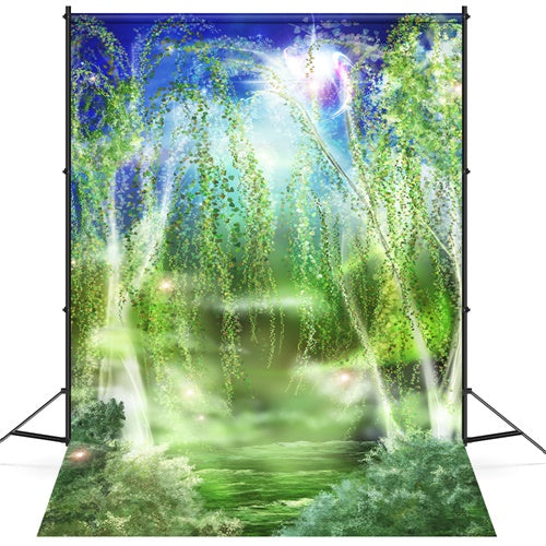 Fantasy Style Wonderland Forest Clouds Backdrop M1-65 – Dbackdrop