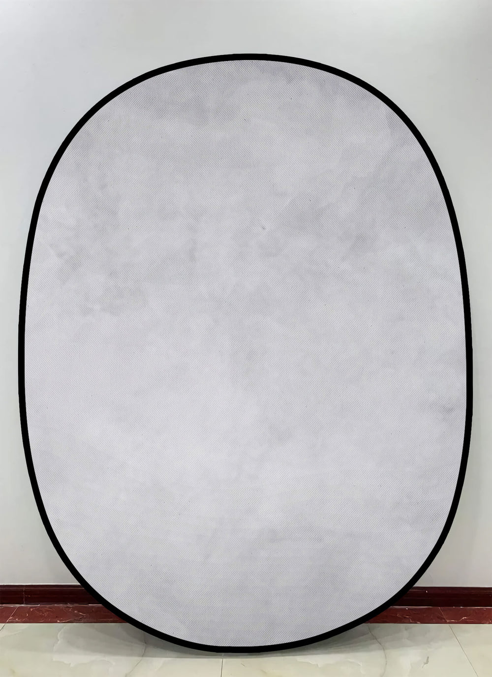 Collapsible Light Grey/Dark Black Red Gradient Double-sided Backdrop 5