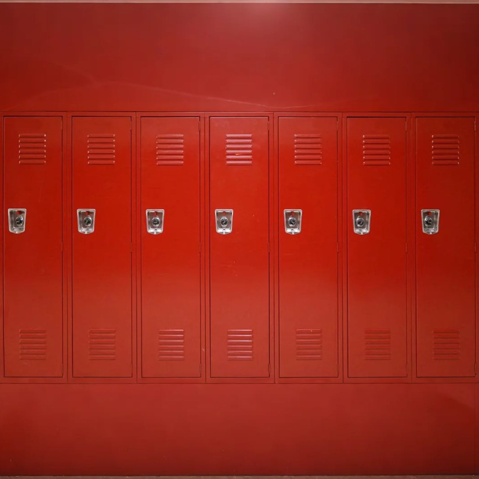Red High School Locker Photography Backdrop M5-112