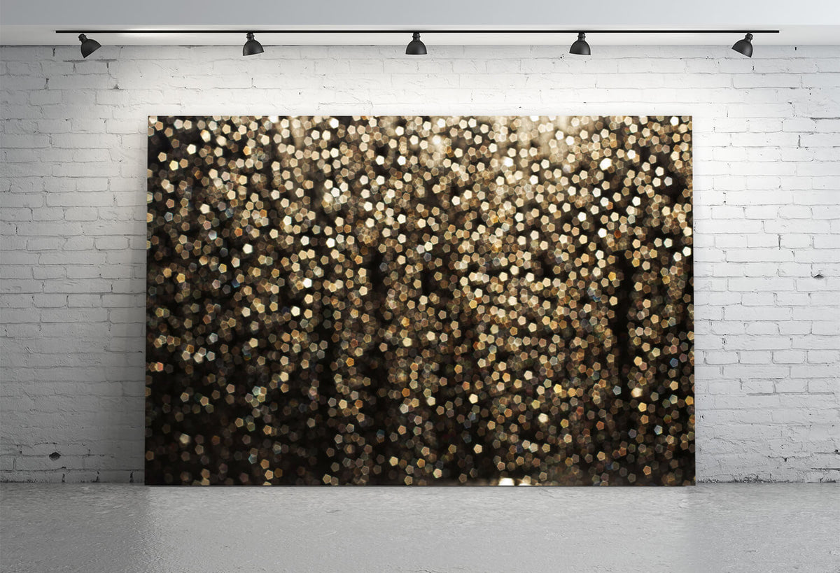 Gold Glitter Bokeh Backdrop Party Decorations M6-12 – Dbackdrop