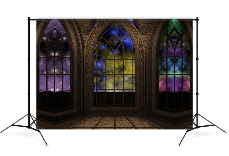 Fantasy Room Interior Magic Window Backdrop M7-31 – Dbackdrop