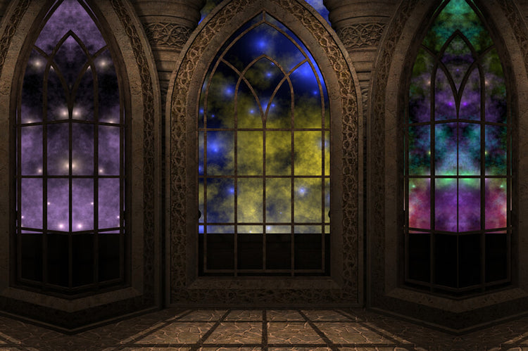 Fantasy Room Interior Magic Window Backdrop M7-31 – Dbackdrop
