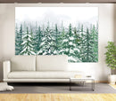 Winter Pine Trees Forest Snow Scenery Backdrop M7-43 – Dbackdrop