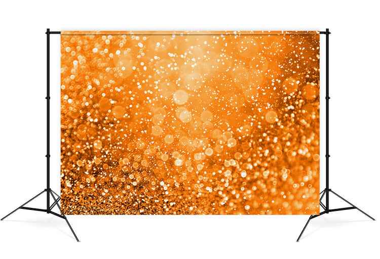 Glitter Orange Bokeh Party Decoration Backdrop M8-30 – Dbackdrop