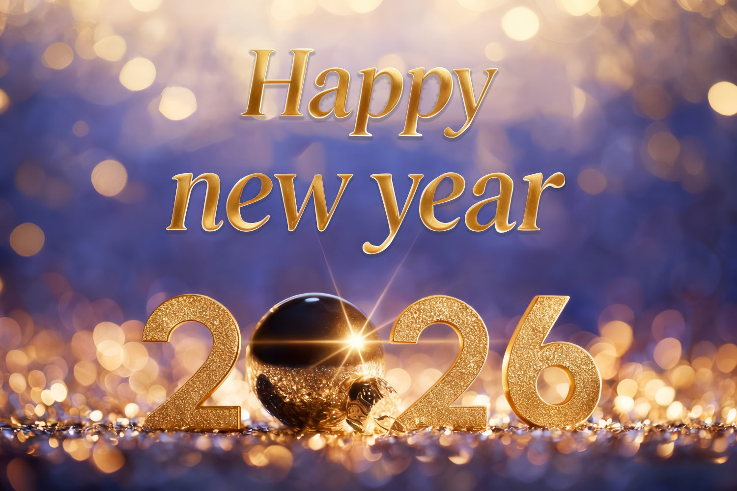 New Year's Backdrops Golden Glow Celebration Numbers New Years Eve Bac