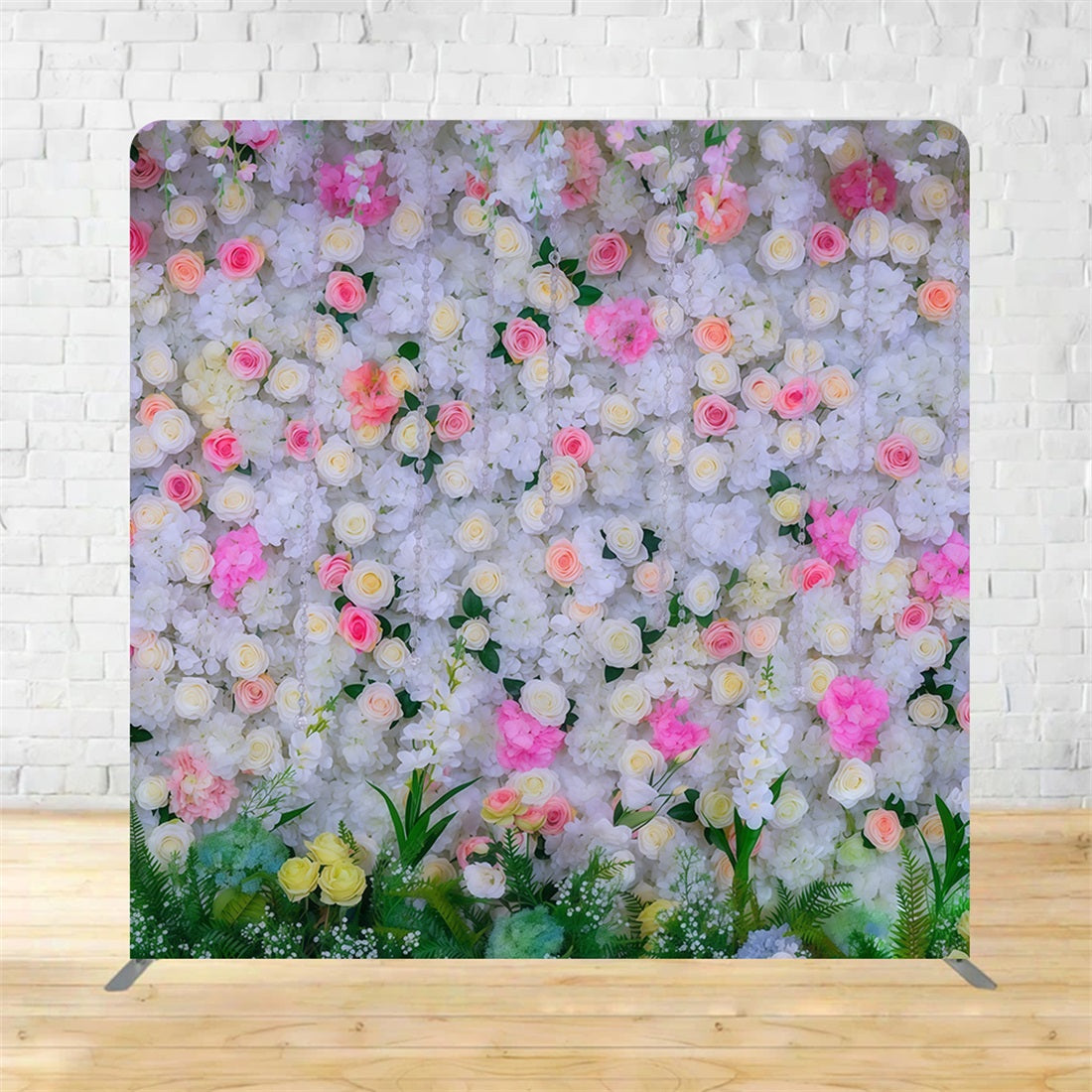 Square Shape Tension Fabric Display Arch Flower Wall Wedding Backdrop