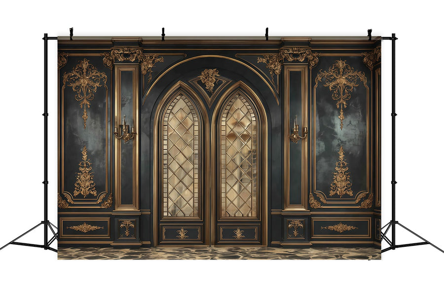 Victorian Backdrop Palace Entrance Vintage Photo Backdrop MRR7-212