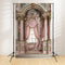Rococo Backdrop Blush Drapery Arch Vintage Backdrops MRR7-235
