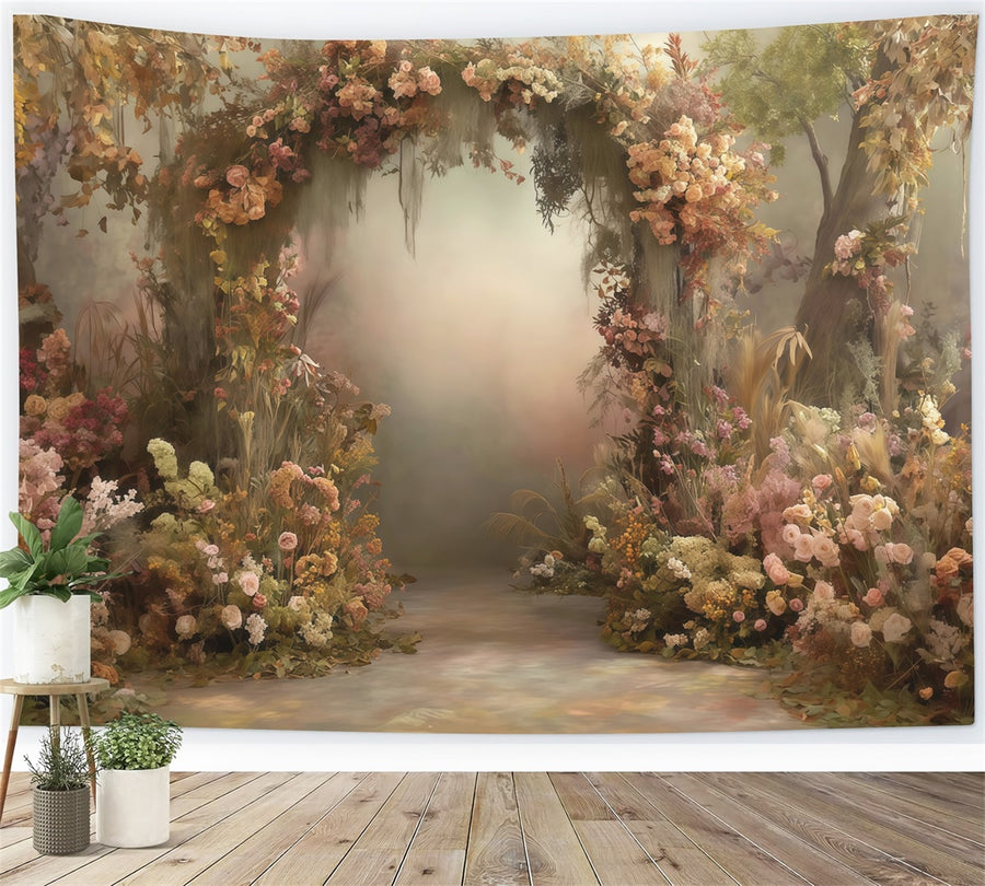 Bohemian Backdrop Twilight Garden Pathway Backdrop MRR7-249
