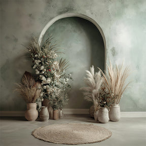Bohemian Style Backdrop Boho Botanical Nook Backdrop MRR7-280