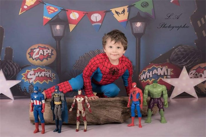 City Night Lights Backdrop for Children Photography NB-449