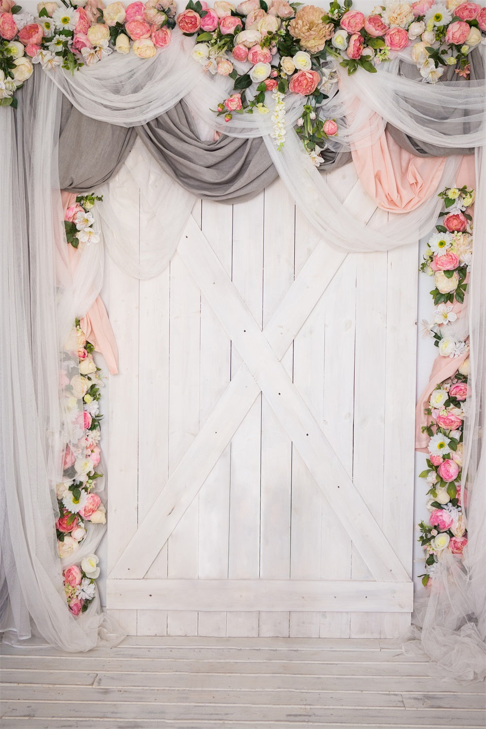 DBackdrop Flower Wedding Theme Wood Panel Backdrop RR4-37 – Dbackdrop