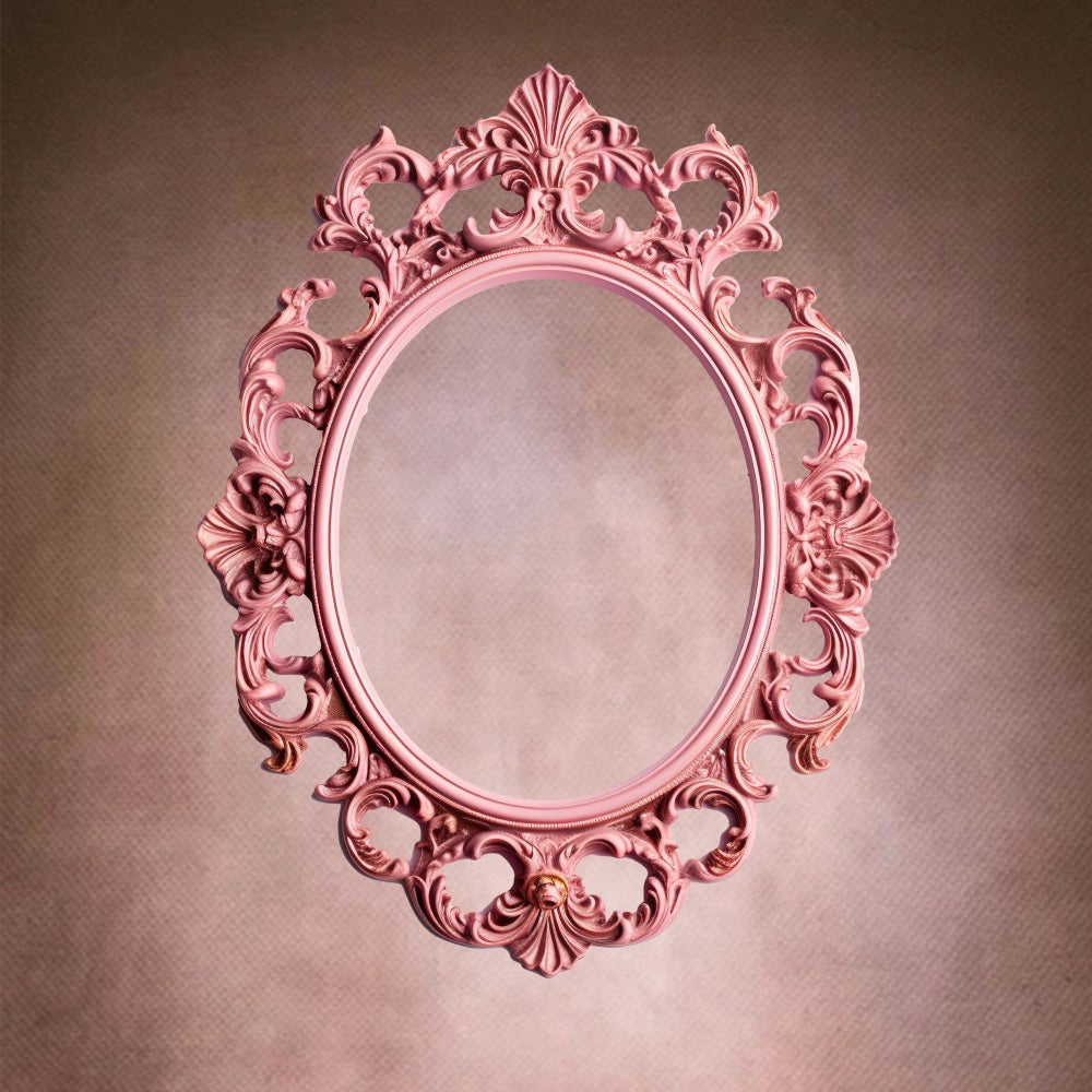 DBackdrop Art Fantasy Pink Oval Photo Frame Abstract Backdrop RR4-48 ...
