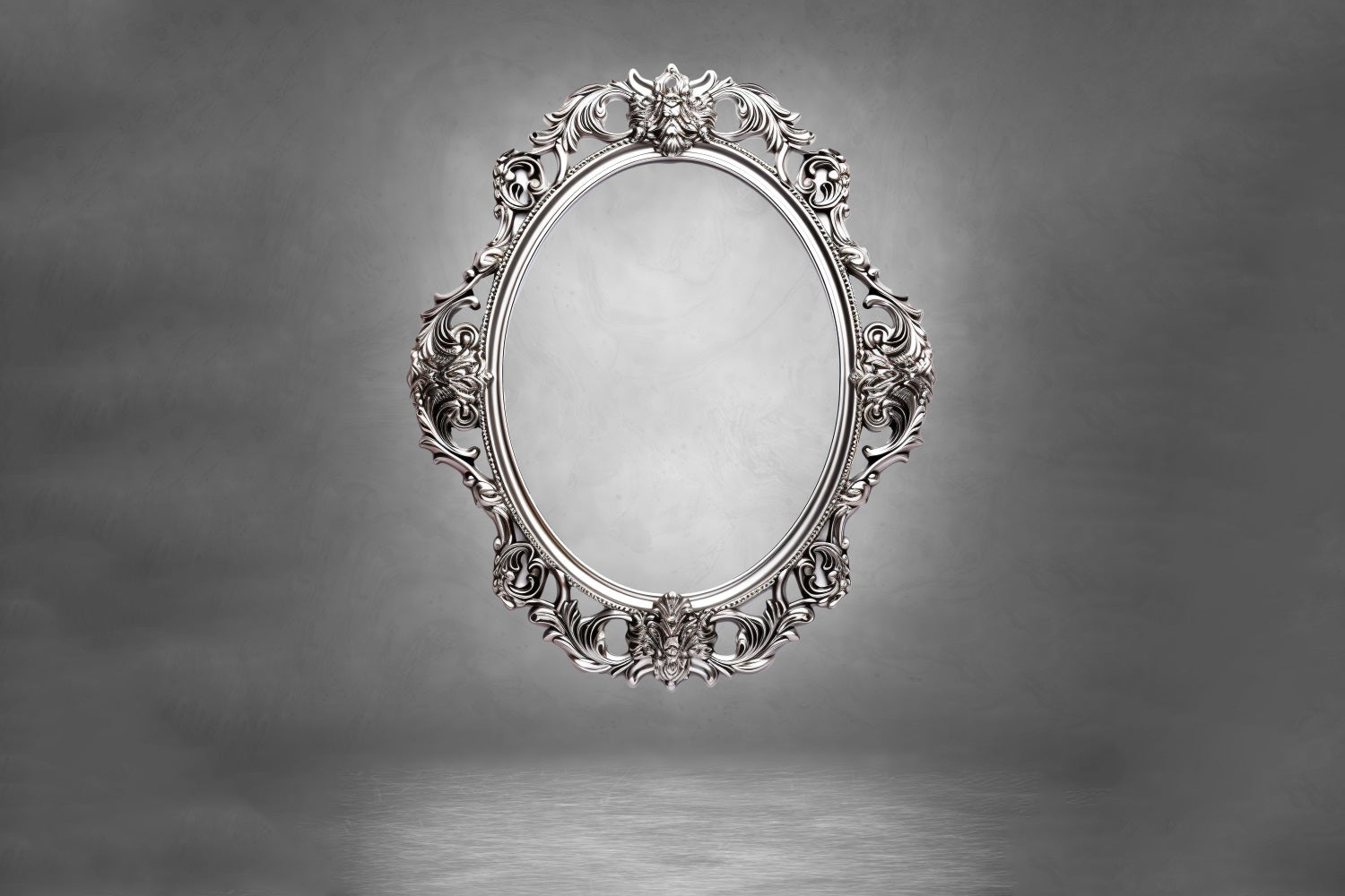 DBackdrop Art Classic Oval Photo Frame Gray Tone Abstract Backdrop RR4 ...