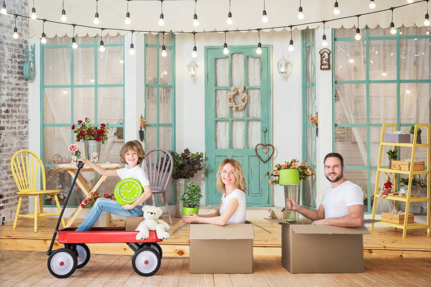 Warm Home Patio Light String Backdrop RR5-10 – Dbackdrop