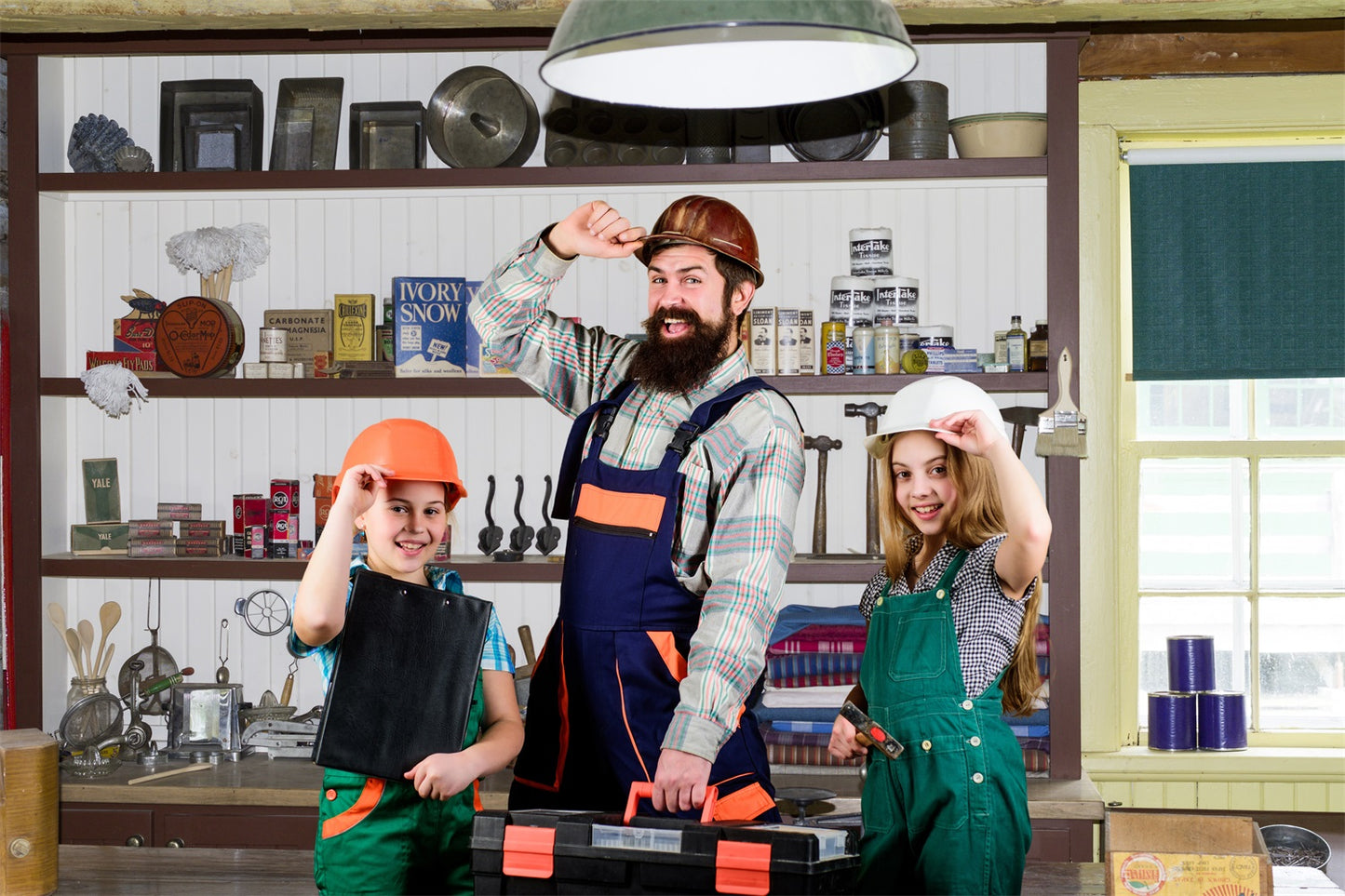 Father's Day Home Tool Room Backdrop RR5-15 – Dbackdrop