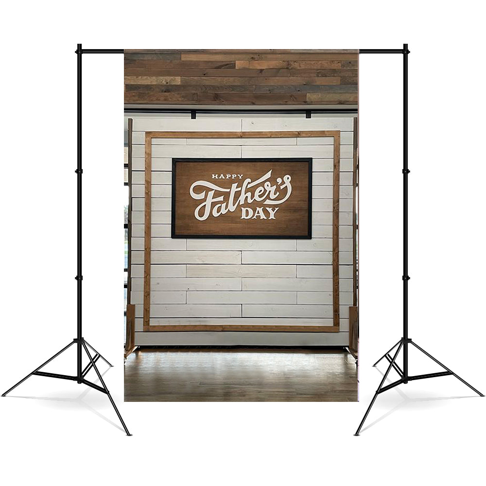 Father's Day Wood Sign Brick Wall Backdrop RR5-24 – Dbackdrop