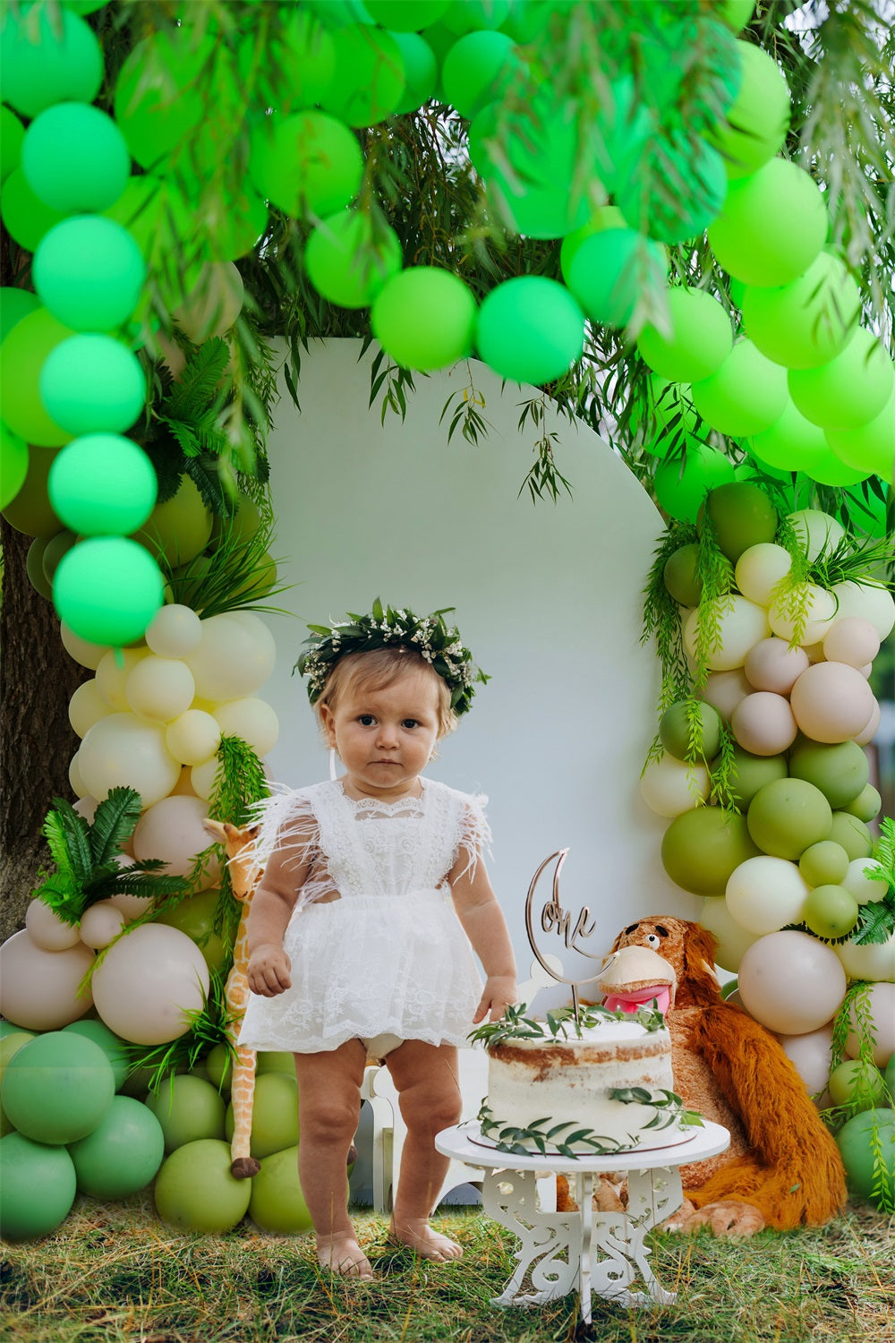 Wildlife Jungle Birthday Party Decoration Backdrop RR5-46 – Dbackdrop
