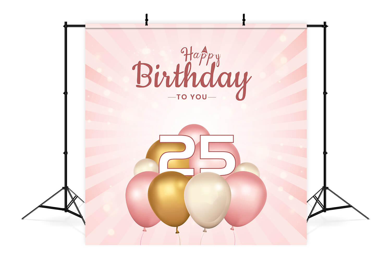 25th Happy Birthday Decoration Custom Backdrop RR5-55 – Dbackdrop