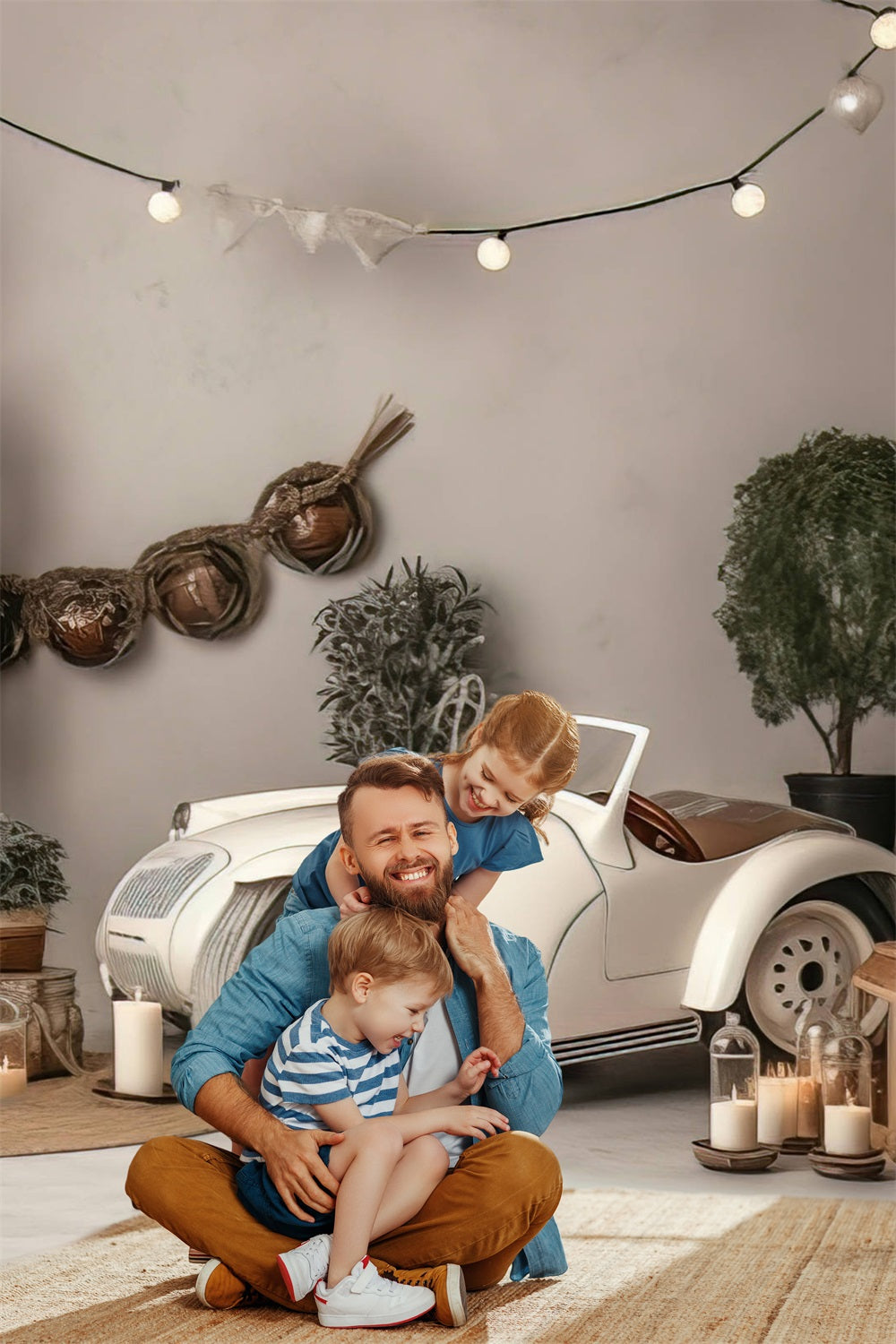 Vintage Cream Convertible Ins Style Childish Backdrop RR5-6 – Dbackdrop