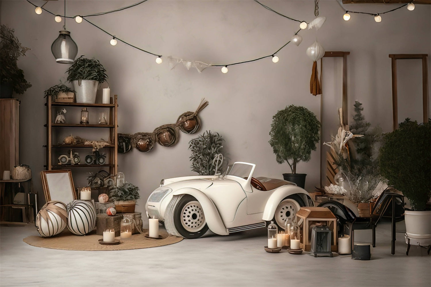 Vintage Cream Convertible Ins Style Childish Backdrop RR5-6 – Dbackdrop